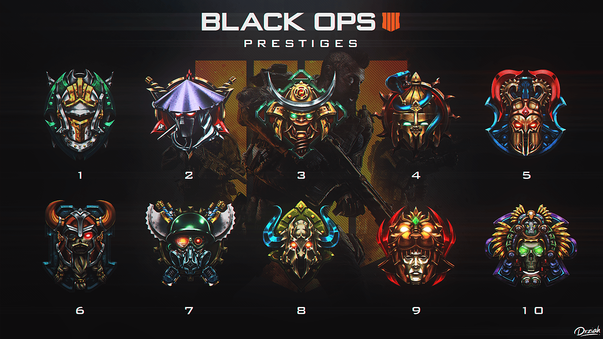 All Call Of Duty Black Ops 4 Prestige Emblems GameGuideHQ