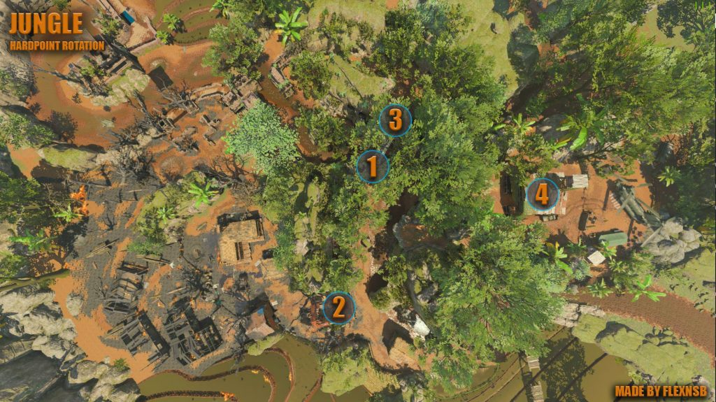 All Black Ops 4 Hardpoint Rotations, Overhead Maps | GameGuideHQ