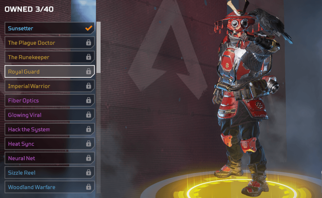 Every Bloodhound Skin in Apex Legends | GameGuideHQ