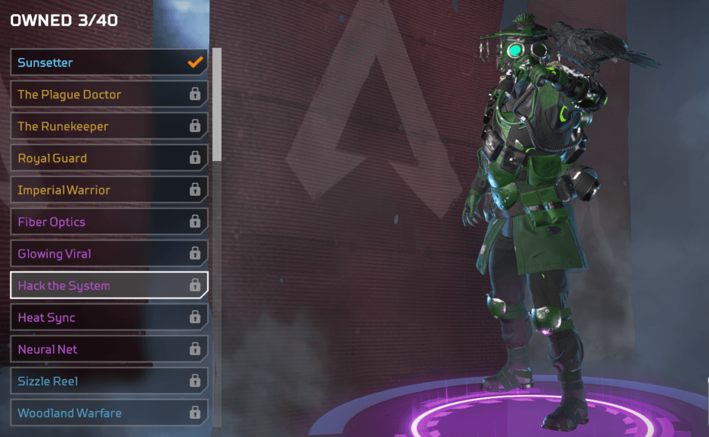 Every Bloodhound Skin in Apex Legends | GameGuideHQ