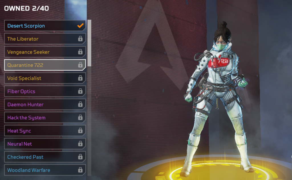 Every Wraith Skin in Apex Legends | GameGuideHQ